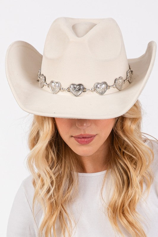 Stolen Hearts Cowboy Hat (Ivory) – Southern Alternative