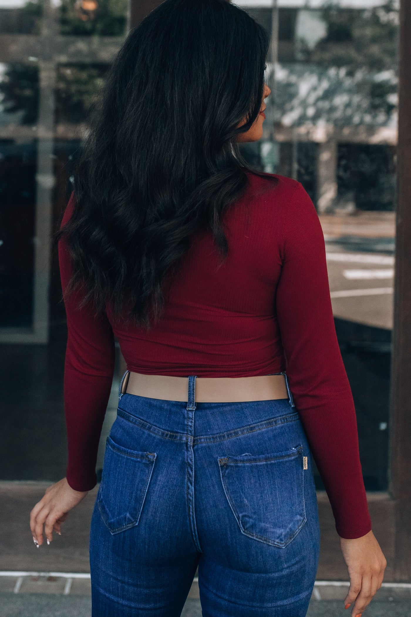 Simmona Wrap Top (Wine) FINAL SALE – Southern Alternative