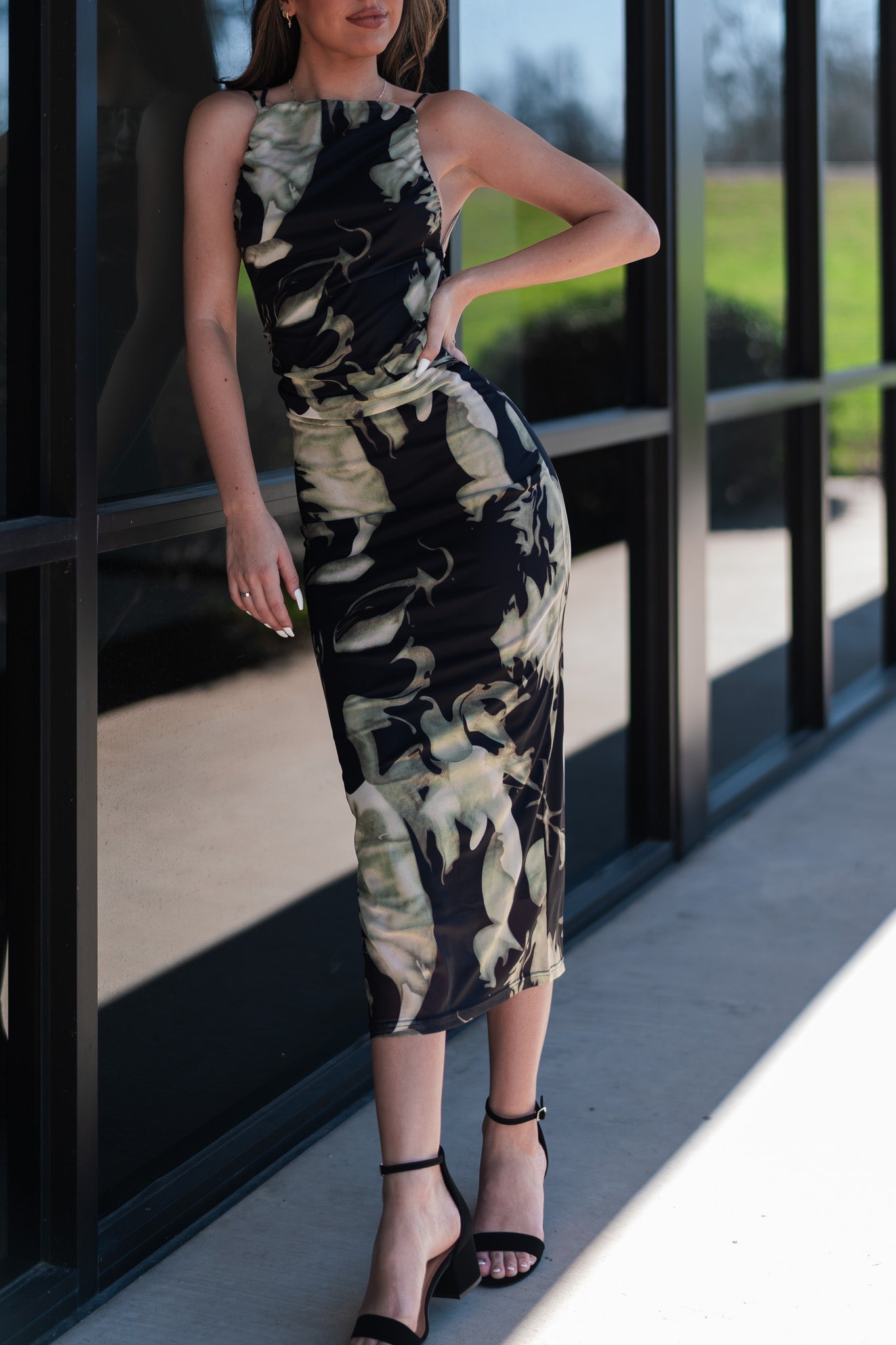 Total Bombshell Open Back Mesh Bodycon Dress FINAL SALE – Southern ...